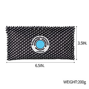 FUNOUO 200g Rechargeable Desiccant Pack,Moisture absorbers for storage,Rechargeable Desiccant Dehumidifier Bags,Moisture absorbers Bag,Desiccant Dehumidifier bag,Dehumidifier for Home Closets，Gun Safe, and Cars
