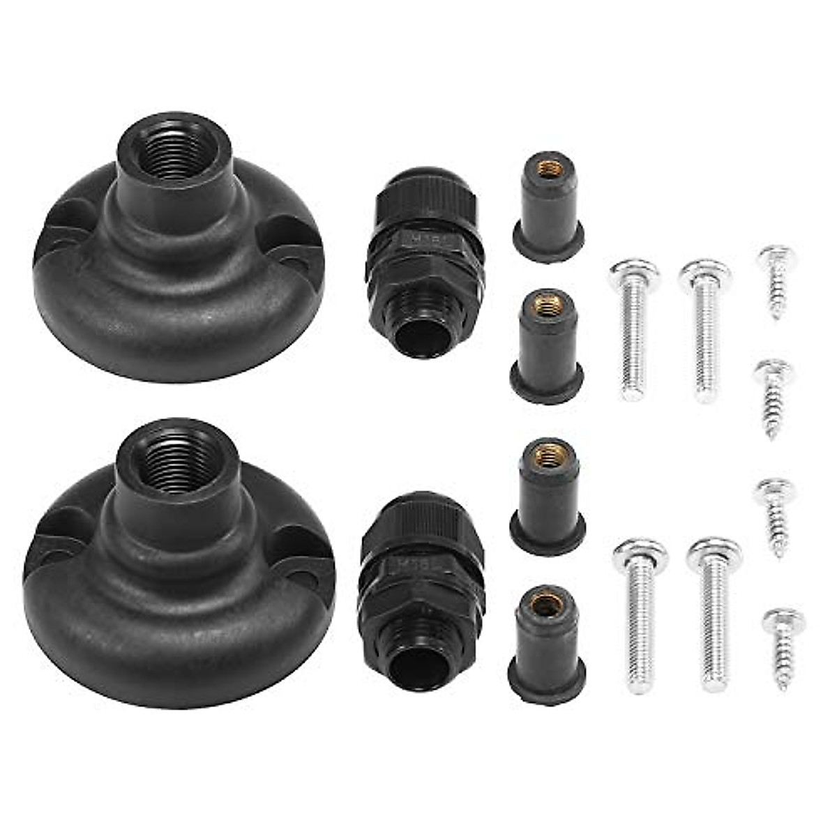 NNXC 1 Pair Kayak Canopy Mount Base Hardware Kit for Boat Canoe Awning Sun Shade