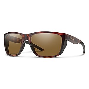 SMITH Longfin Sunglasses with ChromaPop Lenses – Performance Sports Active Sunglasses for Watersports, Fishing & More – For Men & Women – Matte Tortoise + Brown ChromaPop Glass Polarized Lenses
