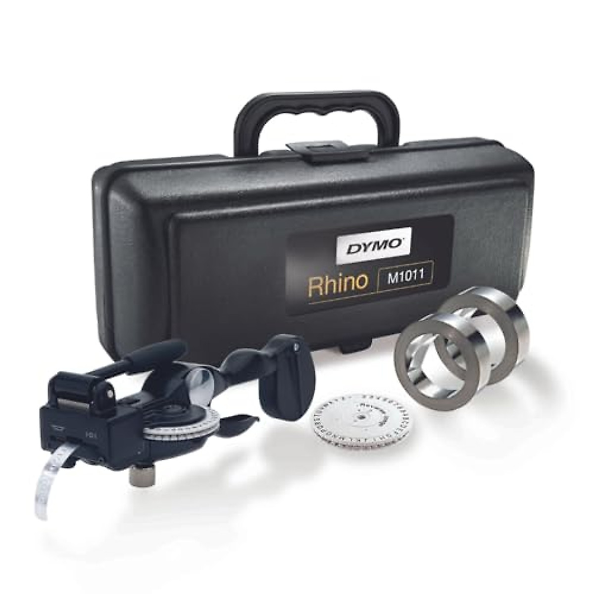 DYMO Rhino Labeler, 1011 Metal Tape Embossing System Kit