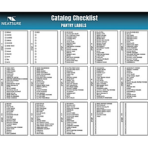 Neatsure 284 Pantry Labels with 112 Expiration Date Labels for Food Containers, Preprinted Stickers Booklet for Storage Bins, Minimalist Kitchen Labels for Organizing