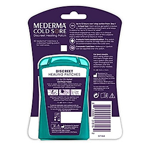 Mederma Cold Sore Discreet Healing Patch - A Patch That Protects and conceals Cold Sores - 15 Count