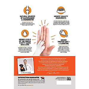 SquarePet VFS Canine Active Joints Formula, Turkey, Green Lip Mussels, Eggshell Collagen, High Protein Diet 22lbs