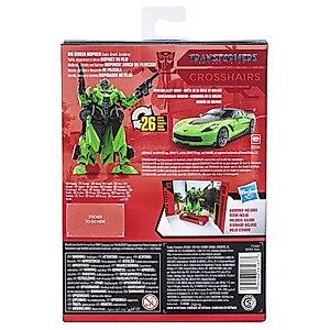 Transformers Toys Studio Series 92 Deluxe Class The Last Knight Crosshairs Action Figure - Ages 8 and Up, 4.5-inch