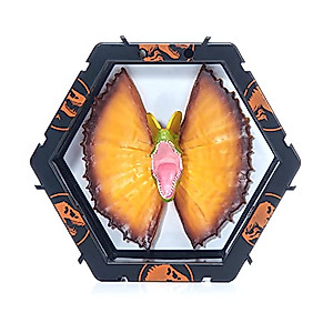 WOW! PODS Jurassic World Dominion Dilophosaurus | Light-Up Bobble-Head Figure | Official Dominion Merchandise, Toys and Gifts for Boys and Girls, Aged 5+ |193 in Series, Multicolor
