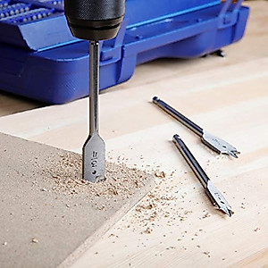 WORKPRO Drill Bit Set, 300-Piece Drill and Driver Accessory Set for Metal, Wood, Cement Concrete and Plastic with Storage Case, W004549A