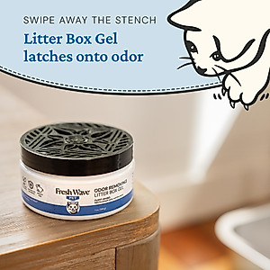 Fresh Wave Odor Removing Litter Box Gel, 7 oz. Pet Odor Eliminator for Home, Safer Odor Relief