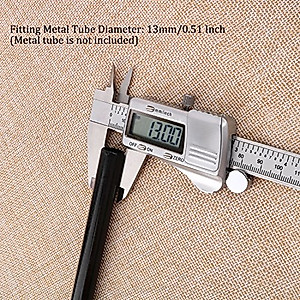 uxcell Shoe Rack Accessories Connectors, 13mm Inner Diameter for Repair Assembled Wardrobe Straight 3 Way, Replacement of Parts 15 Pcs