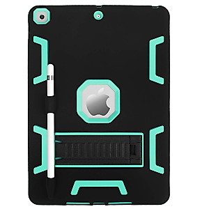 AICase Case for ipad 9th Generation/iPad 8th Generation/iPad 7th Generation,Kickstand Heavy Duty Shockproof Rugged Protective Case with Stylus for iPad 10.2 inch 2021/2020/2019