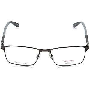 Carrera Men's 8822 Rectangular Prescription Eyewear Frames, Matte Brown, 54mm, 17mm