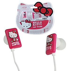 Hello Kitty Earbuds - White/Pink (11409-HK)