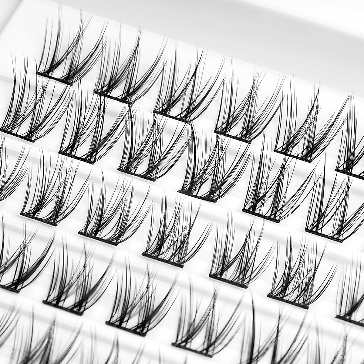 FinyDreamy Lash Clusters 80Pcs Individual Lashes Clusters 0.07 Thickness C Curl Cluster Lashes DIY Eyelash Extension Super Soft And Lightweight Wide Band Eyelashes For Home Use (14mm-Playful)