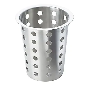Cal-Mil 1017-39 Perforated Stainless Steel Cylinder