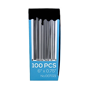 Waxness Wax Necessities Extra Polished Birchwood Rounded Body Wax Spatulas Applicators 100 Pack