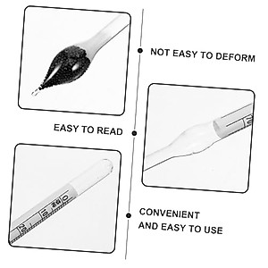SOESFOUFU Hydrometer Measure Gauges Water Salimeter Salt Measurements Aquarium Areometer Liquid Measurements Salt Water Gravimeter Salt Gauges Salinometer Degree Tools Salt Scales Glass