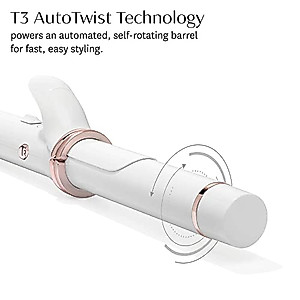 T3 CurlWrap 1.25" Automatic Rotating Curling Iron with Long Barrel, 2 Timer Settings, 9 Heat Settings, Auto-Rotating Ceramic Barrel and Ion Generator for Fast, Easy Curls and Waves on All Hair Types