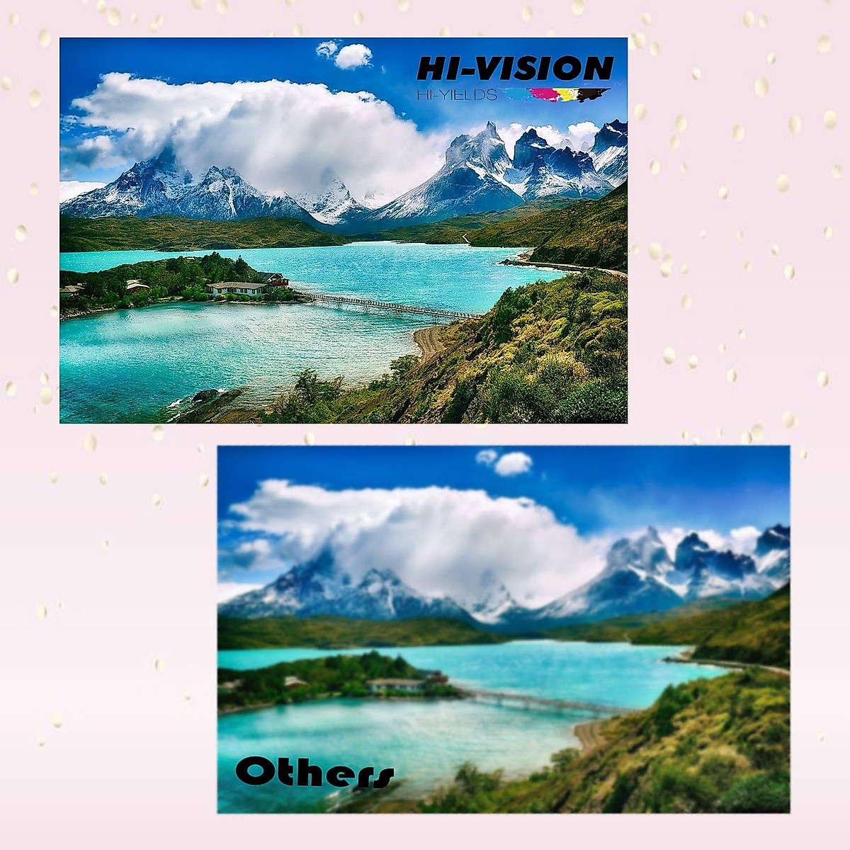 (1B+1C+1Y+1M,4-Pack) HI-VISION HI-YIELDS Compatible (Chip Pre-installed) TN-227BK TN-227C TN-227M TN-227Y TN227 Toner Cartridge Replacement, Suitable for HL-L3210CW HL-L3270CDW HL-L3290CDW MFC-L3710CW