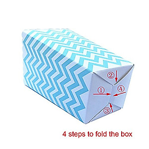 NUIBY 36 Pcs Popcorn Boxes Treat Boxes Movie Popcorn Paper bags for Dessert Tables & Wedding Favors