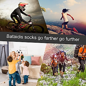 bataidis Women's Casual Ankle Socks Low Cut Athletic Socks 6 pairs (US, Alpha, Medium, Regular, Regular, Blue1)