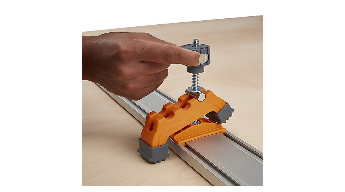 BORA Track Clamps: Secure Saw Guide for Precision Woodworking