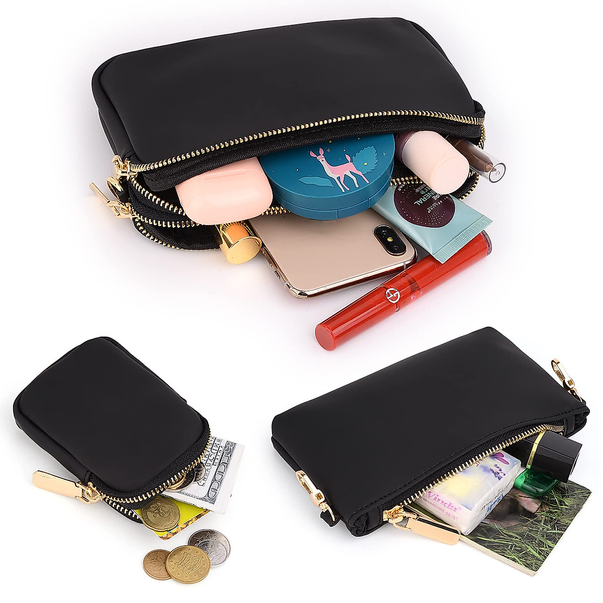 UTO Small Crossbody Bags for Women 3 in 1 Trendy Belt Purse Fashion Designer Mini Cute Sling Fanny Chest Pack