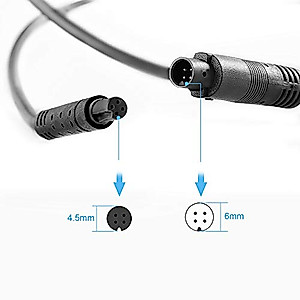 PixelMan Backup Camera Extension Cable,10ft 4 Pin Male to Female Rear View Camera Extension Cord for Dash Cam Mirror Cam Rearview Camera,Reverse Camera Wire for Car Pickup Truck SUV Van RV Trailer