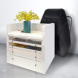 Stonehomy Oversized Folding Saucer Chairs for Adults, Soft Thick Velvet Round Moon Circle Chairs for Bedrooms Living Room, Black