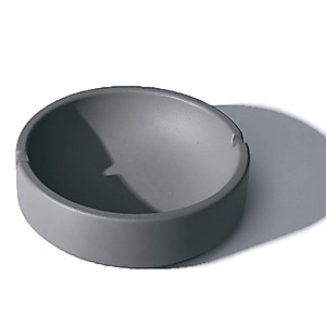Ash Tray Ashtrays For Cigarettes Ashtray Cigarette Ashtray For Indoor Or Outdoor Use- Creative Personality Ashtray/decorative Retro Ashtray/universal (Color : Dark gray, Size : Small)