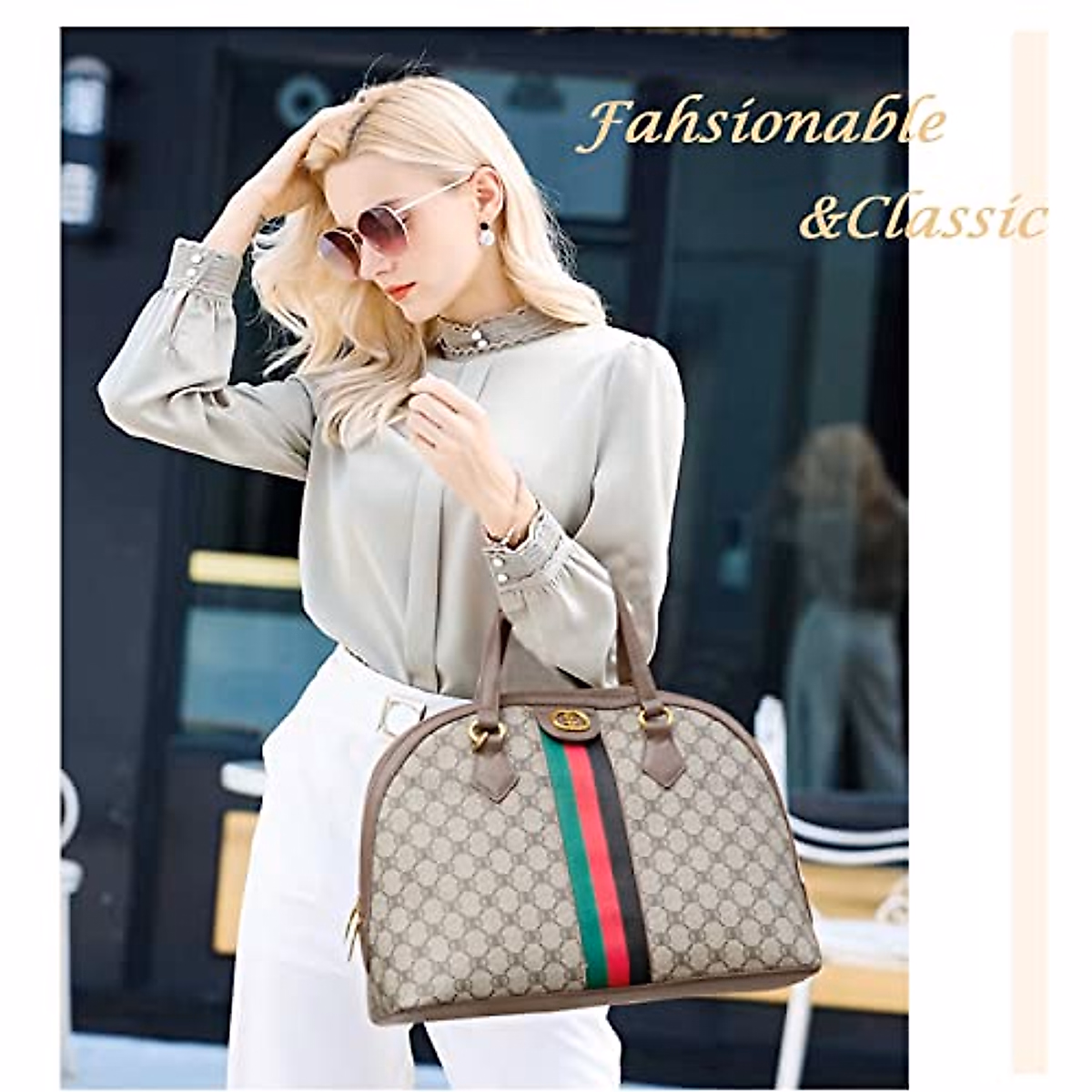 Top Handle Satchel Bags for Women Fahsionable Designer Crossbody Purse Classic Ladies Pochette Tote Handbags Purses