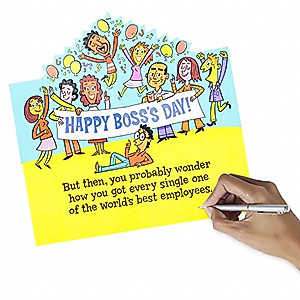 Hallmark Funny Boss's Day Card from All (Card for Boss from World's Best Employees)