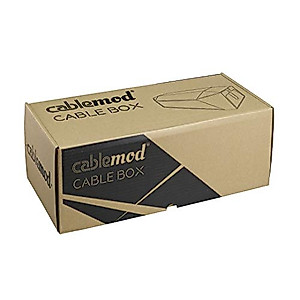 CableMod Aztec Cable Box with Cable Management Accessories (Red)