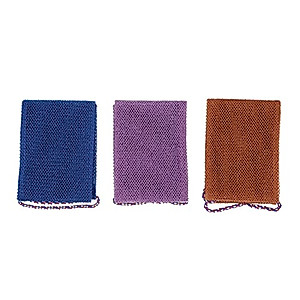 Back Scrubber Back, 3Pcs Exfoliating Back Scrubber Nylon Extended Deep Cleaning Skin Massages Body Scrubber towel for Shower Loofah Scrubber Strap Bath Accessories