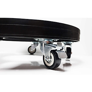 Half-Barrel Keg Dolly - Inexpensive and Easy Way to Move Half-Barrel Kegs and Large Heavy Pots - Transport Kegs from Walk-in to Keg Fridge at Bar - Makes it Easy to Roll Kegs to Mop Cooler Floor