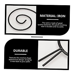 Yardwe 2pcs Climbing Vine Trellis Outdoor Decor Roses Fresh Flowers Tomato Support Climbing Flower Support Plant Stem Stakes Vegetable Cage Stand Gardening Plant Rack Plant Vine Support