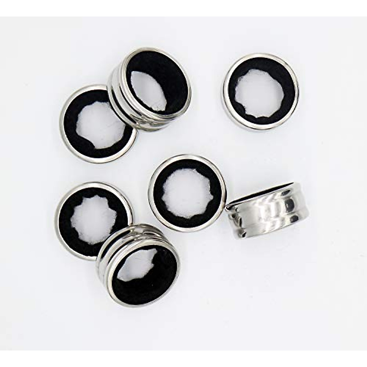 Luckycivia 20 PACK Stainless Steel Wine Bottle Drip Collar Ring Wine Bottle Collars Wine Drip Ring
