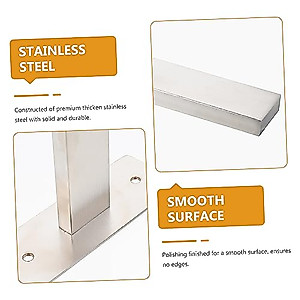 DOITOOL 3 Sets Stainless Steel Towel Mounted Towel Hanging Storage Holder Bathroom Towel Bar Wall Mounted Clothing Rack Towel Hanger 304 Stainless Steel Shelf Tower