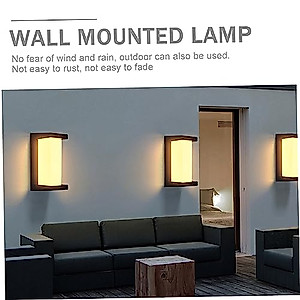 Uonlytech Garden Wall Light Exterior Outdoor Wall Lights Outdoor Sconces Wall Lighting Outdoor Landscape Lights Landscape Lights for Lawn Bathroom Night Light LED Wall Lights Yard Light LED