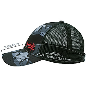 BASSDASH Altimate Fishing Hat Mesh Back for Men Women Adjustable Baseball Trucker Cap