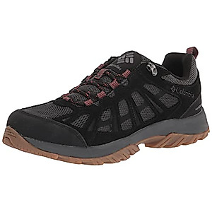 Columbia Men's Redmond III Waterproof Hiking Shoe, Dark Grey/Black, 11