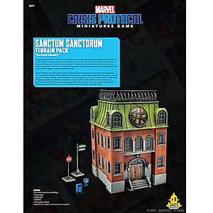 Marvel: Crisis Protocol Sanctum Sanctorum Terrain Expansion - Mystical Sanctuary for Epic Battles! Tabletop Superhero Game, Ages 14+, 2 Players, 90 Minute Playtime, Made by Atomic Mass Games