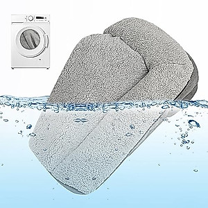 Orthopedic Dog Bed, Bolster Couch for Large Dogs, Dog Bed for Extra Large Dogs, Removable Washable Cover Pet Bed, Foam Nonskid Dog Mat