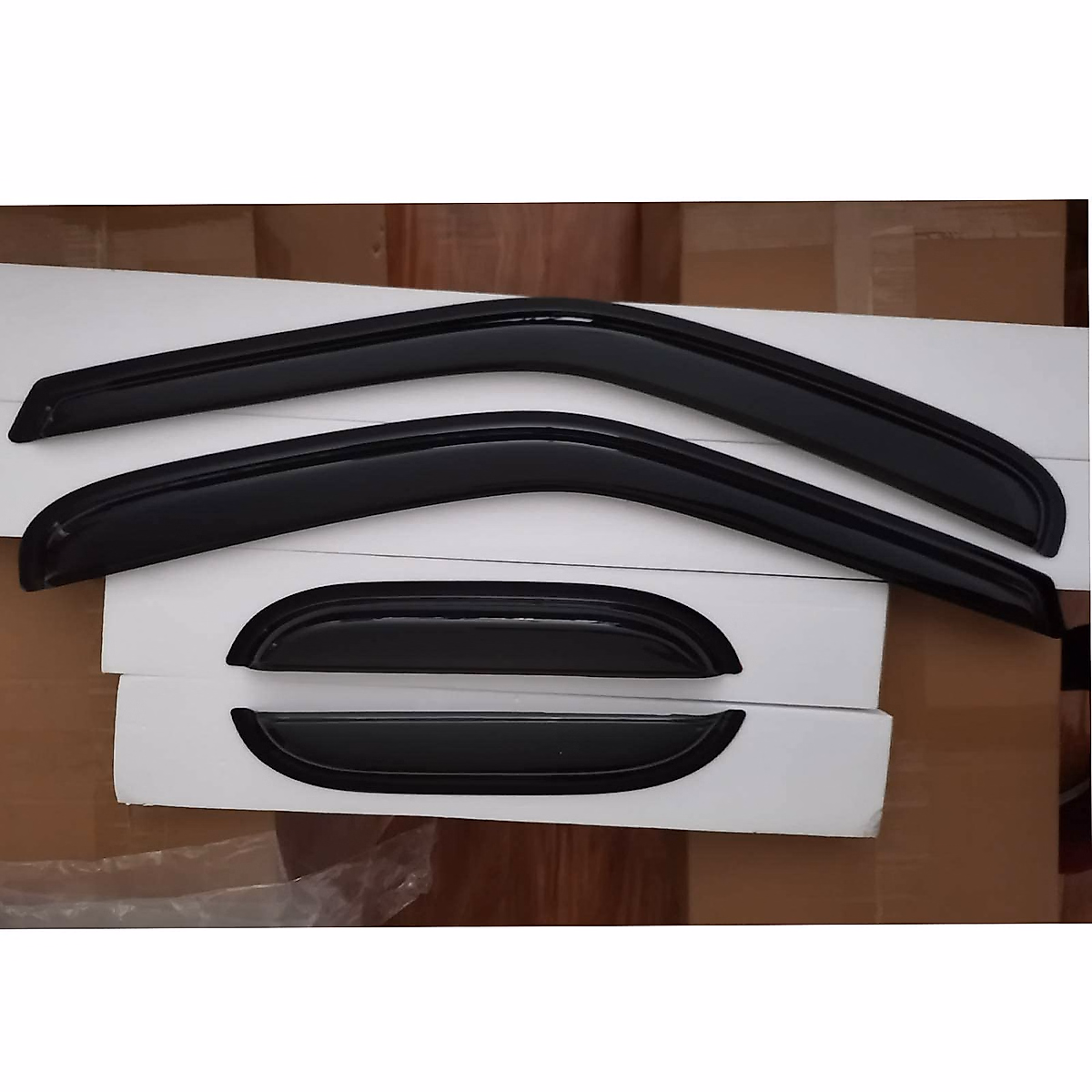 Side Window Visors Window Shade Rain Guards Vent Deflectors Fit Ford F150 1997-2003, F250 Light Duty Super Cab 1997-1999, 4PCS 94808