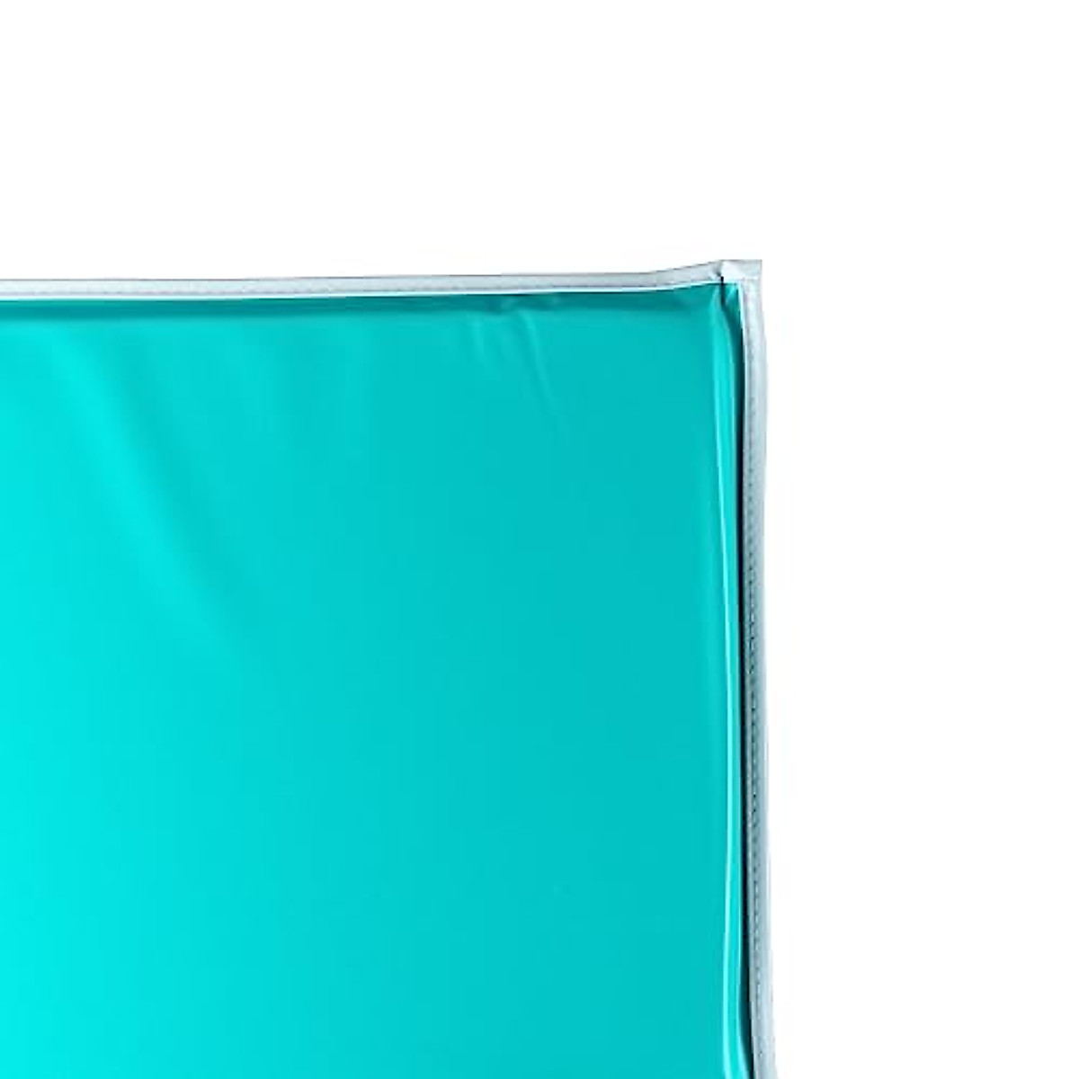CASE Pack of 6 KinderMat Jr. Daydreamer, 2 inches Thick, 4-Section Rest Mat, 44" x 19" x 2", Blue/Teal, 100% Made in USA (CASE of 6: 500225 2" Jr. Daydreamer with Binding)