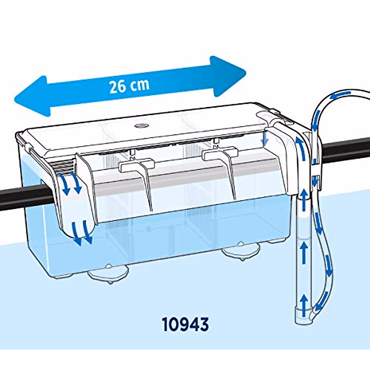 Fluval Multi-Chamber Holding and Breeding Box, Large – Up To 3 Separate Housing Compartments
