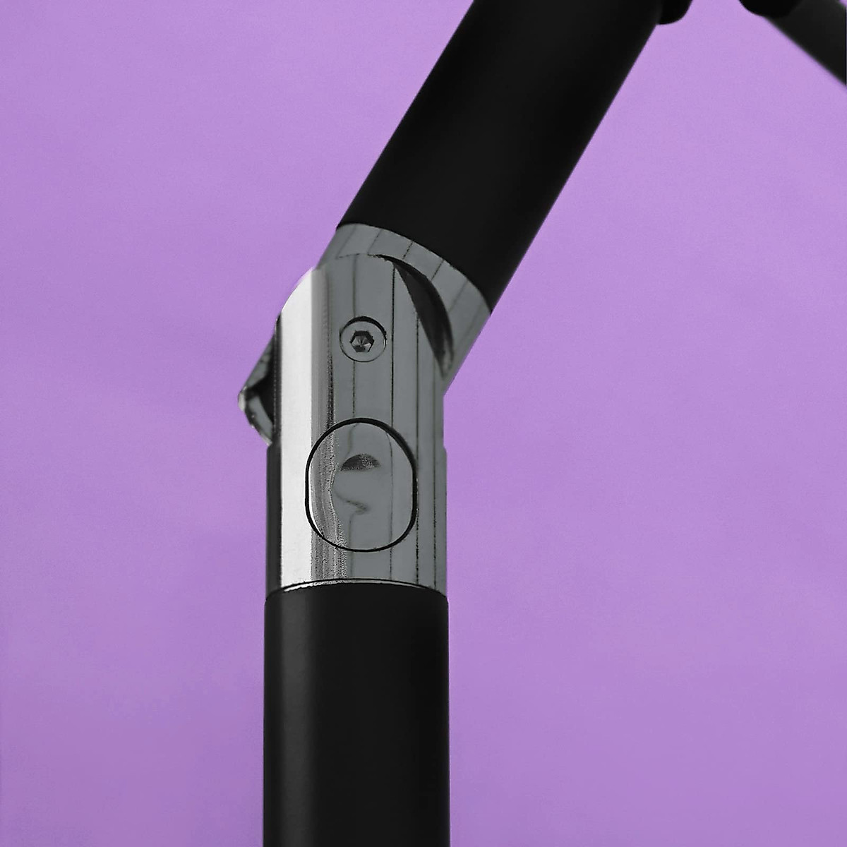 Sunnyglade 7.5' Patio Umbrella Outdoor Table Market Umbrella with Push Button Tilt/Crank, 6 Ribs (Purple)