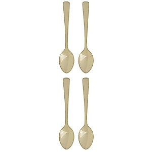 Fino Demi Spoon Set, Gold Plated Stainless Steel, Made in Japan, Set of 4