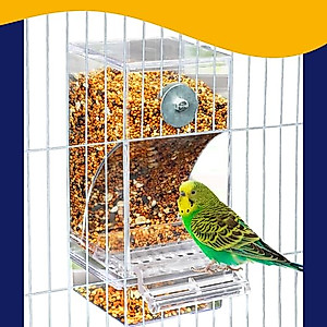VERTUPET Anti Spill Bird Feeder for Multiple Pets, Polyester Material, No Mess