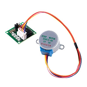 Aoicrie 2Sets 28BYJ-48 DC 5V Stepper Motor + ULN2003 Driver Test Module Board