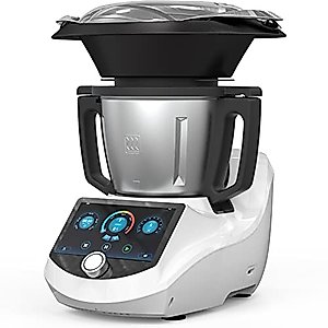 ChefRobot Smart Food Processor, All-In-One Multicooker and Cooking Robot with Guided Recipes, WiFi Built-In Self-cleaning, Chopper, Steamer, Juicer, Blender, Boil, Knead, Weigh