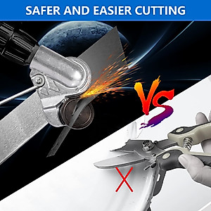 Selumie Innovative Electric Drill Plate Cutter - Versatile Metal Shears Attachment for Effortless Cutting of Various Metals - High Precision, High Efficiency, Where Professionalism Meets Innovation